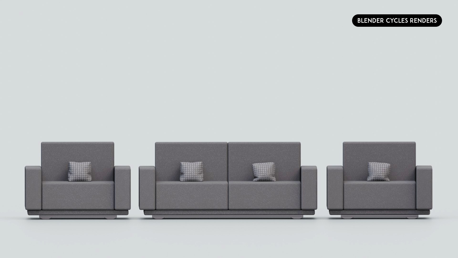 3D Model Modern Boxy Sofa Design - TurboSquid 1988058