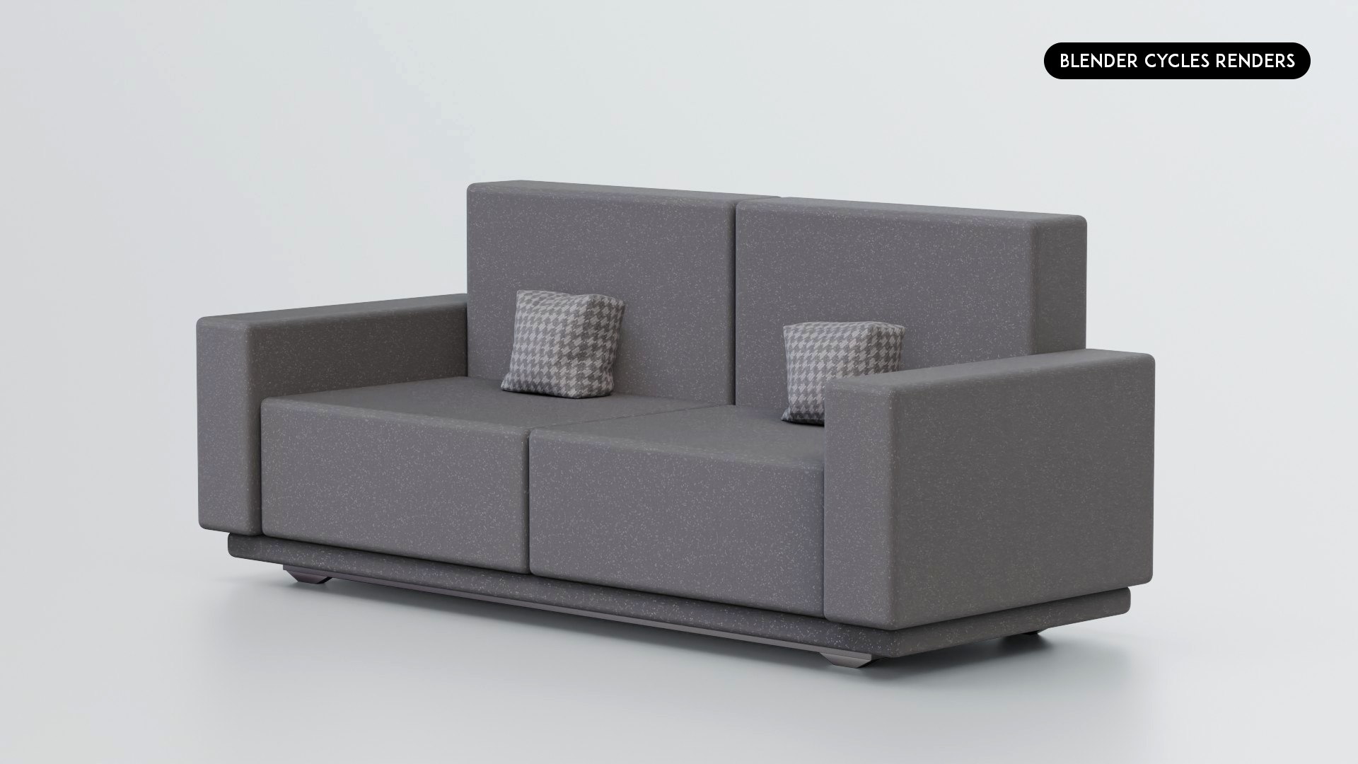 3D Model Modern Boxy Sofa Design - TurboSquid 1988058