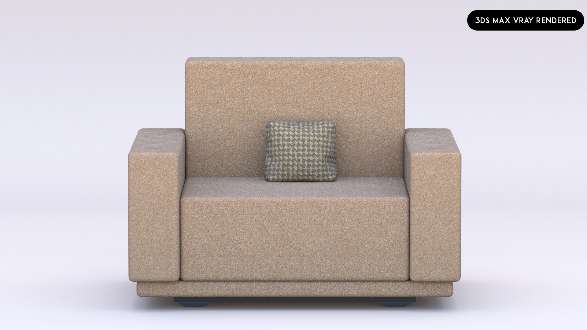 3D Model Modern Boxy Sofa Design - TurboSquid 1988058