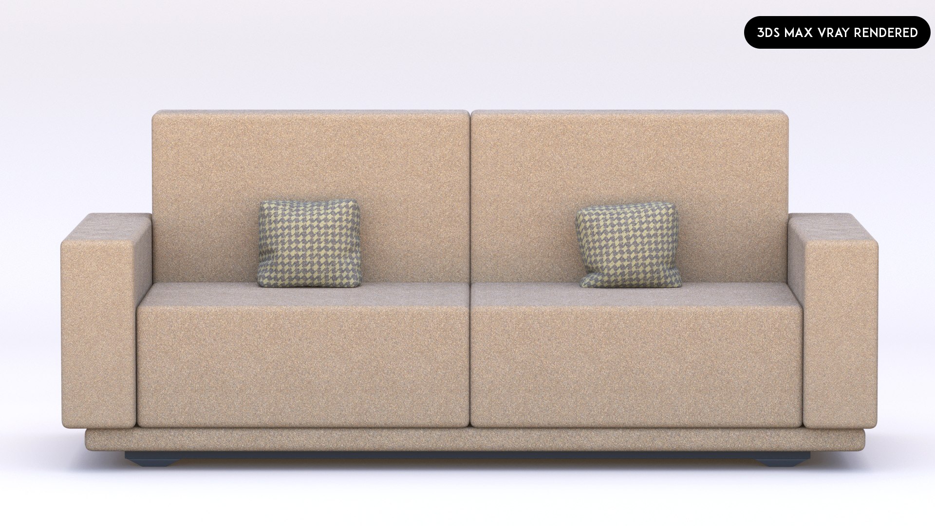 3D Model Modern Boxy Sofa Design - TurboSquid 1988058