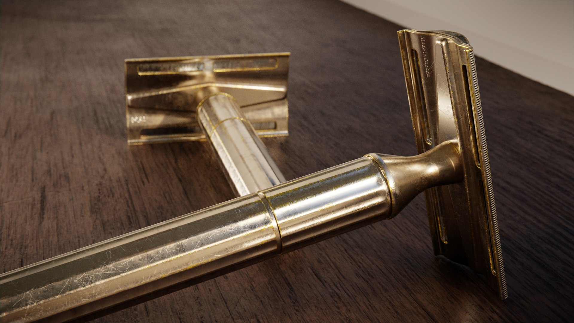 Gillette Tech Safety Razor 4K 3D Model - TurboSquid 2069199