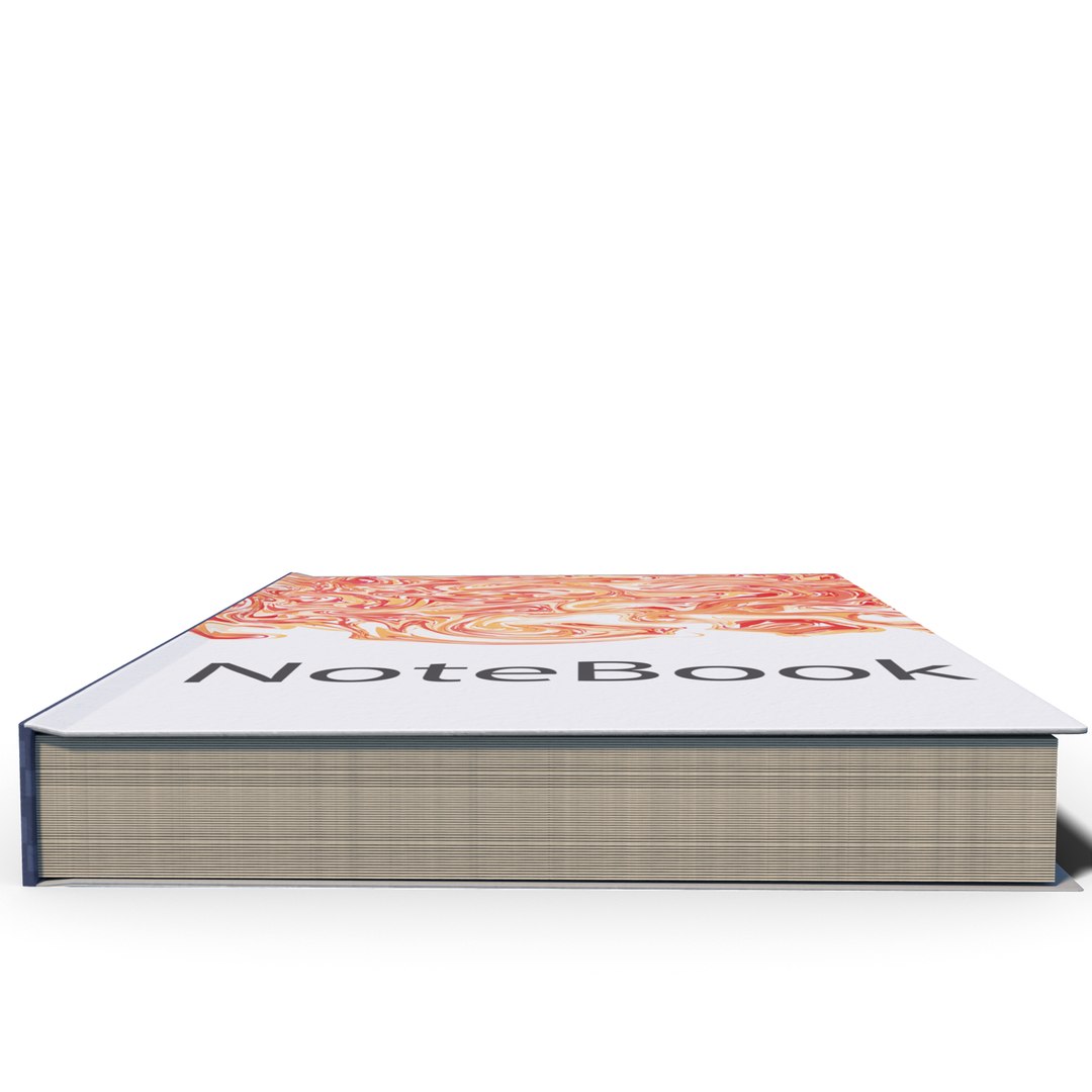 Notebook 3D Model - TurboSquid 2087884