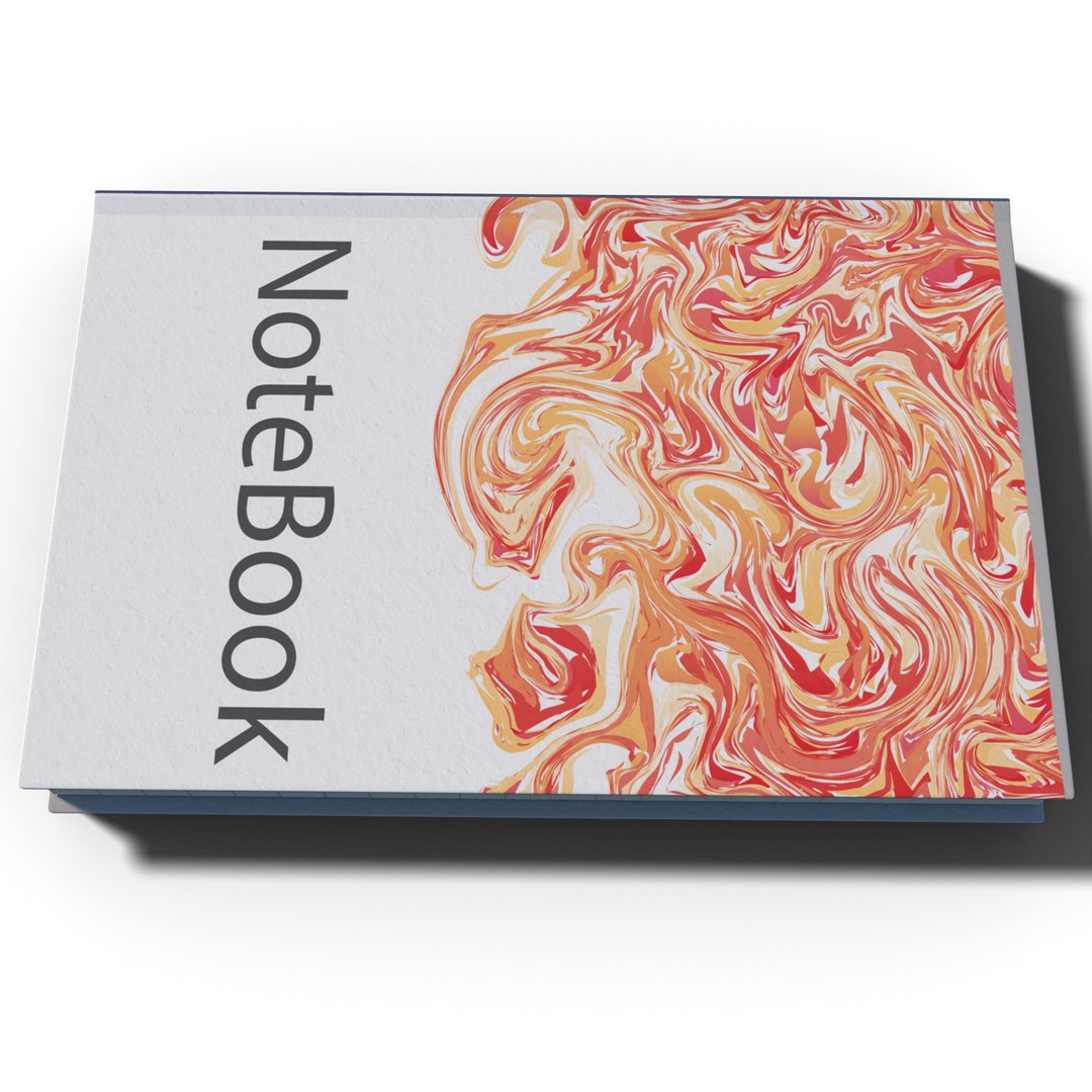 Notebook 3D Model - TurboSquid 2087884