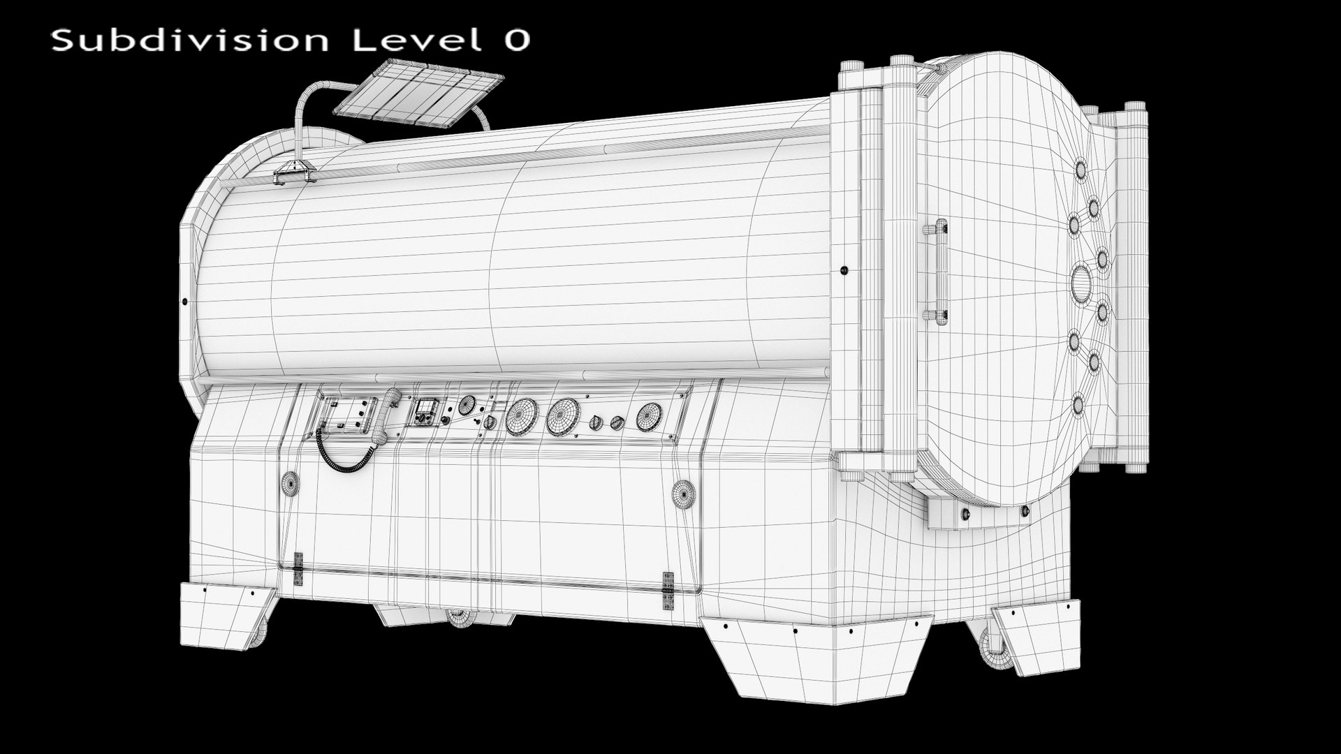 3D Hyperbaric Medical Chamber PBR - TurboSquid 2070079