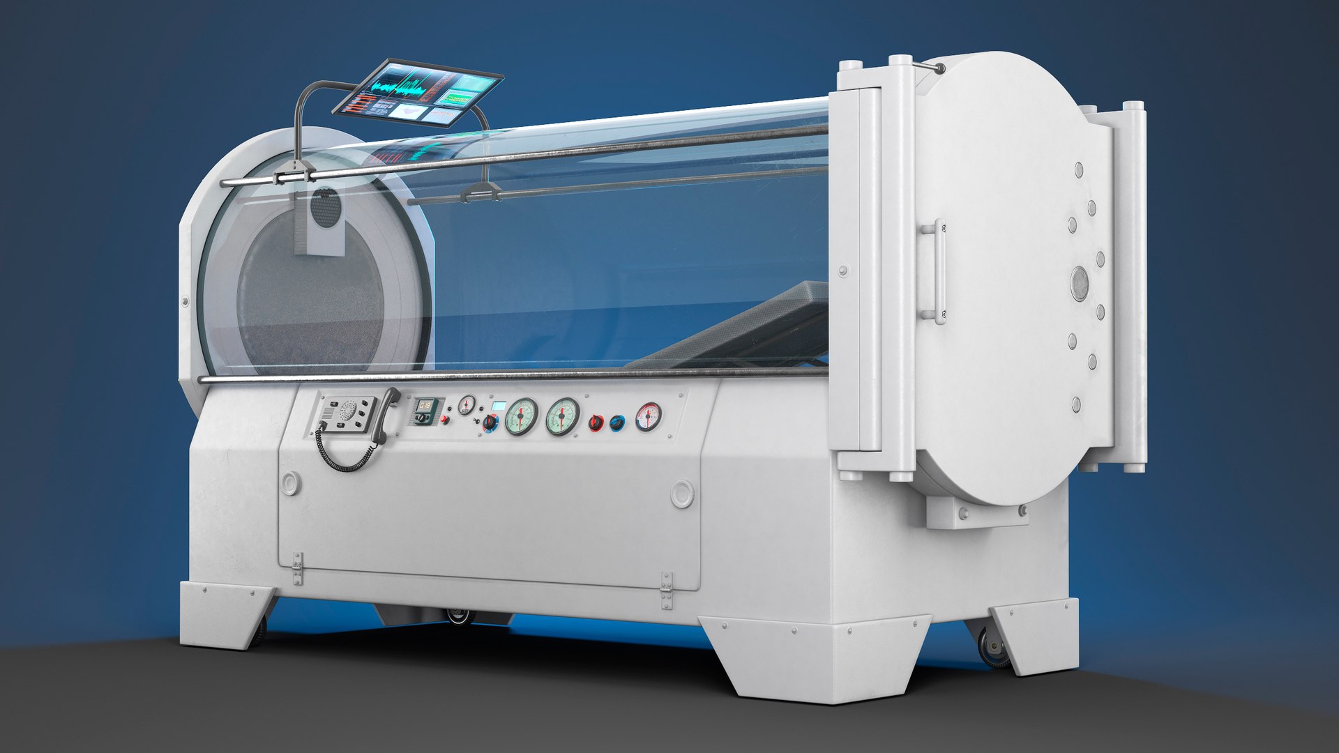 3D Hyperbaric Medical Chamber PBR - TurboSquid 2070079