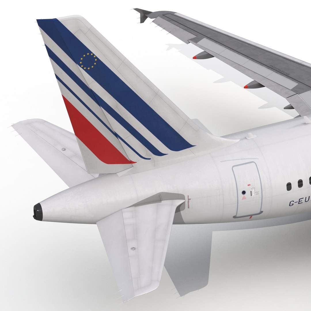 3d airbus a318 air france