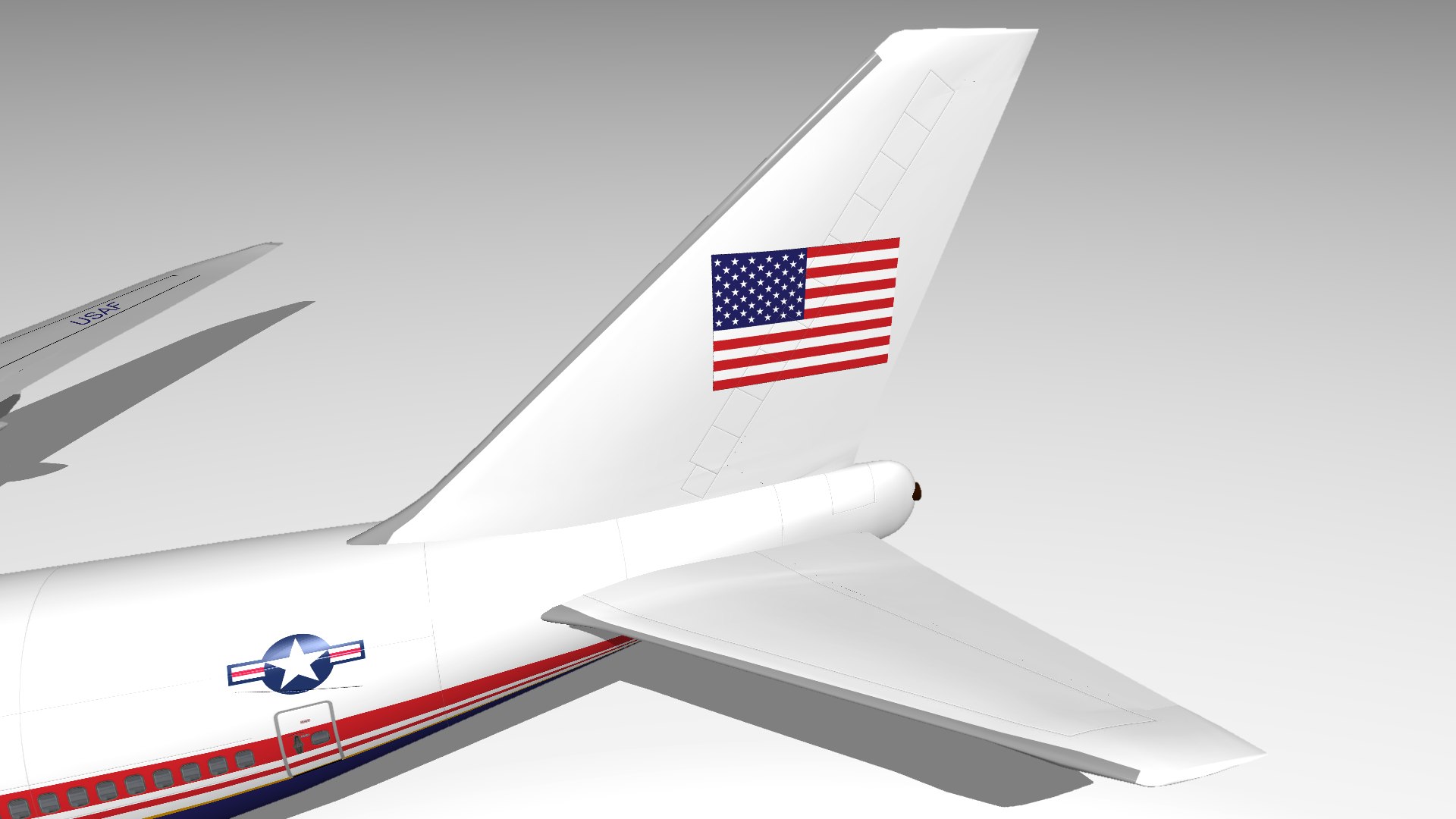 3D Boeing 747-8i Air Force One New Model - TurboSquid 2283577
