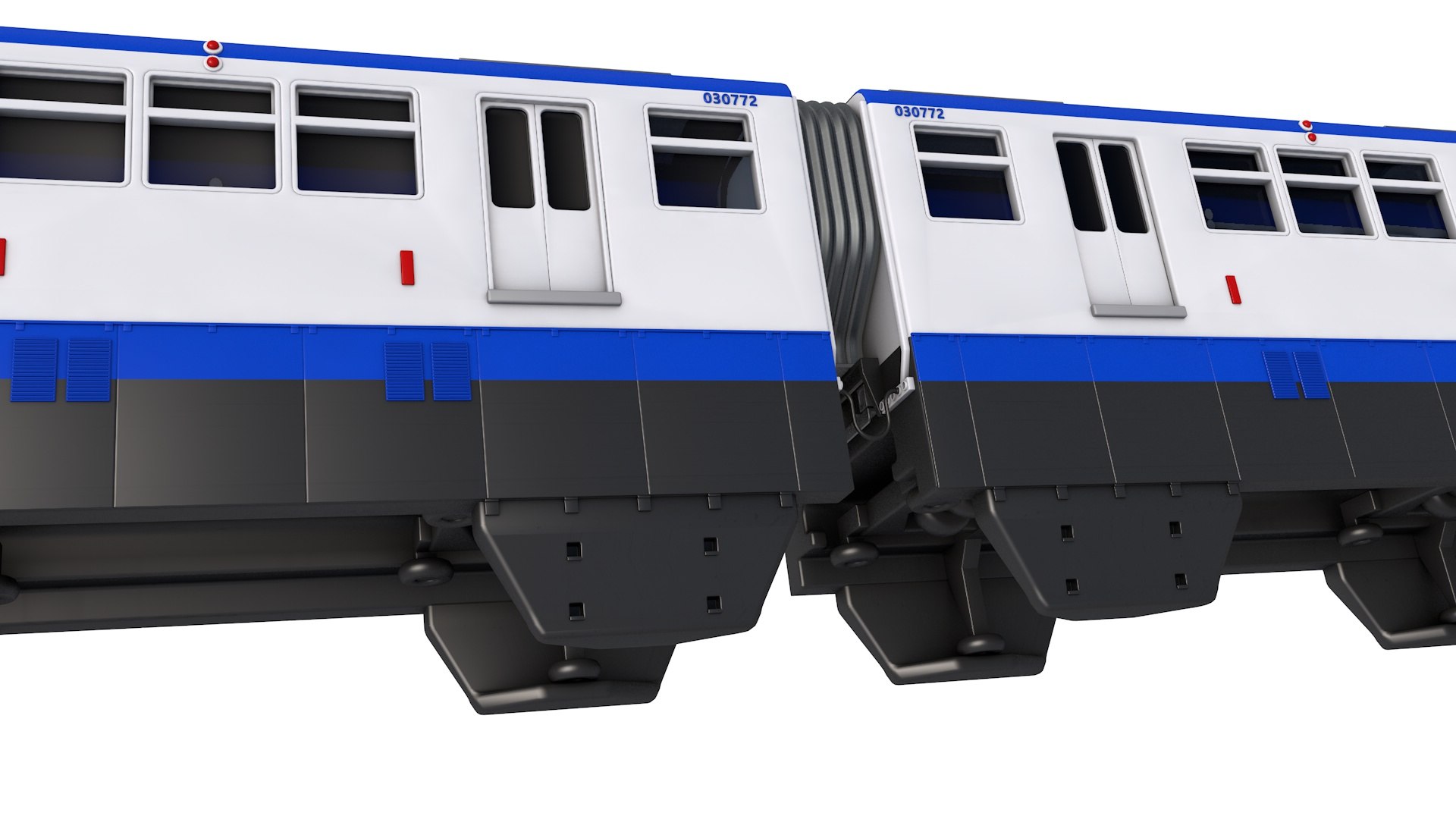 3D Chongqing Monorail Train model - TurboSquid 2082110