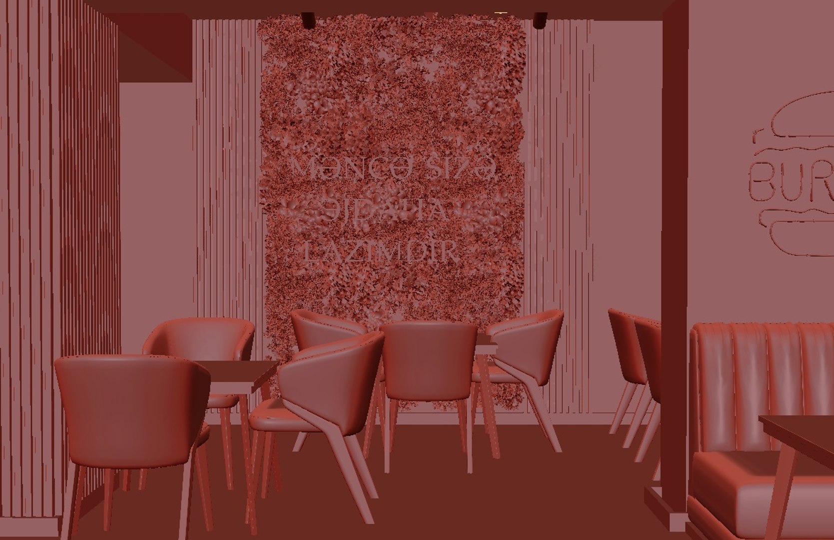 Burger Restaurant Model - TurboSquid 2302645