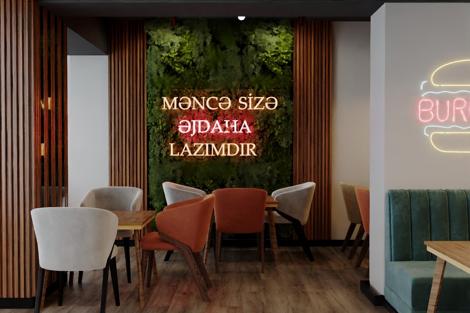 Burger Restaurant Model - TurboSquid 2302645