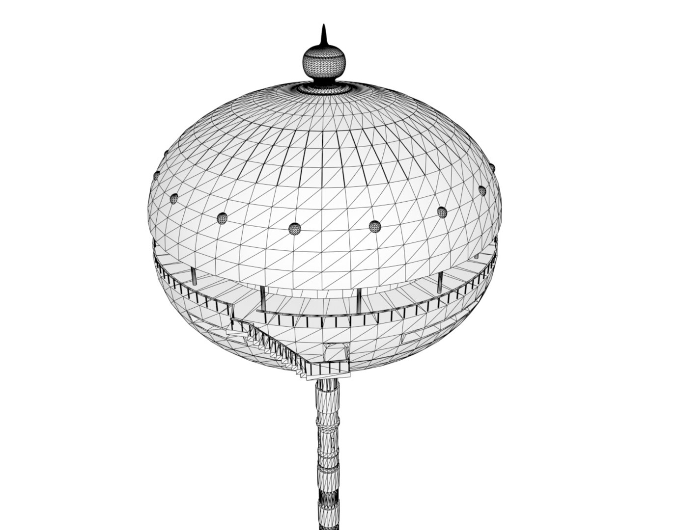 Korin Tower 3D Model - TurboSquid 1470225