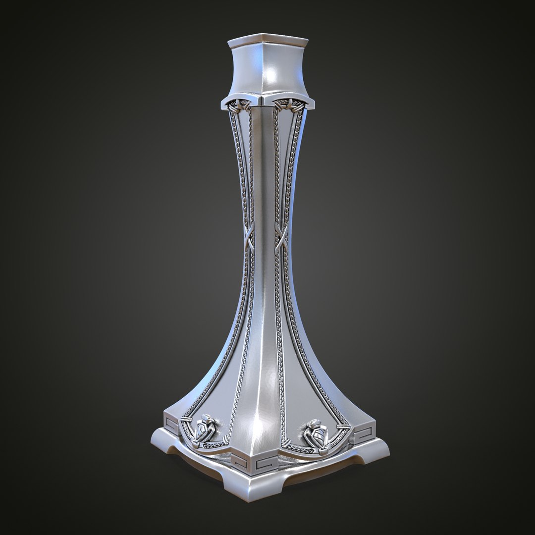 Candlestick Model - TurboSquid 1893419