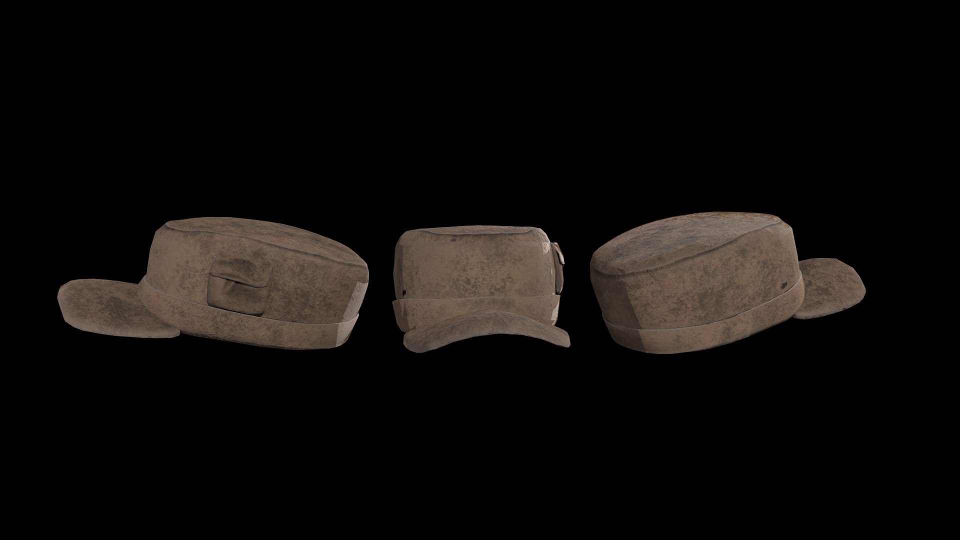 3D Military Hat 3 Model - TurboSquid 2391773