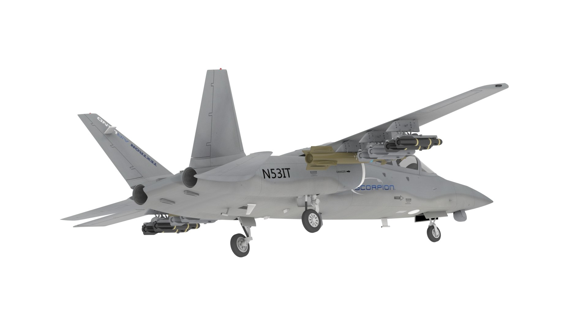 3d model textron airland s scorpion