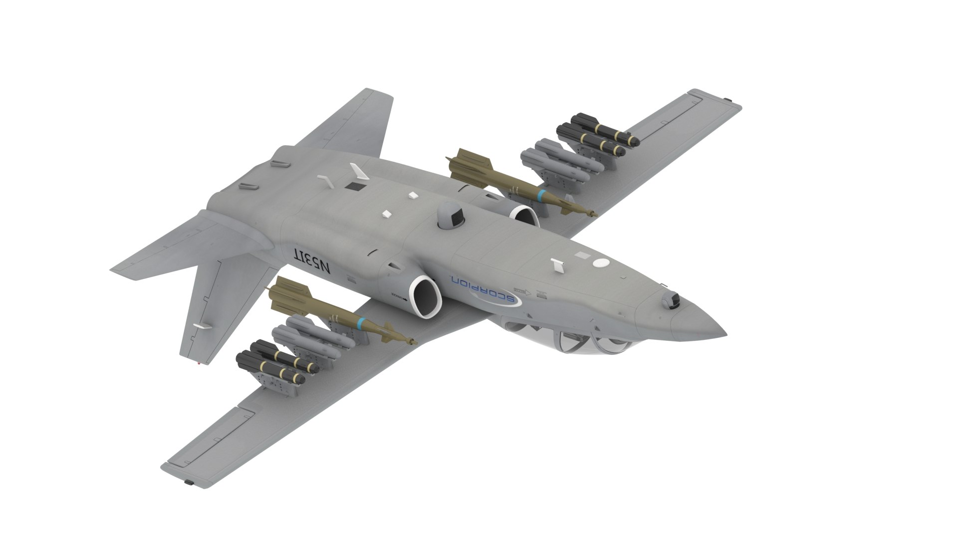 3d model textron airland s scorpion