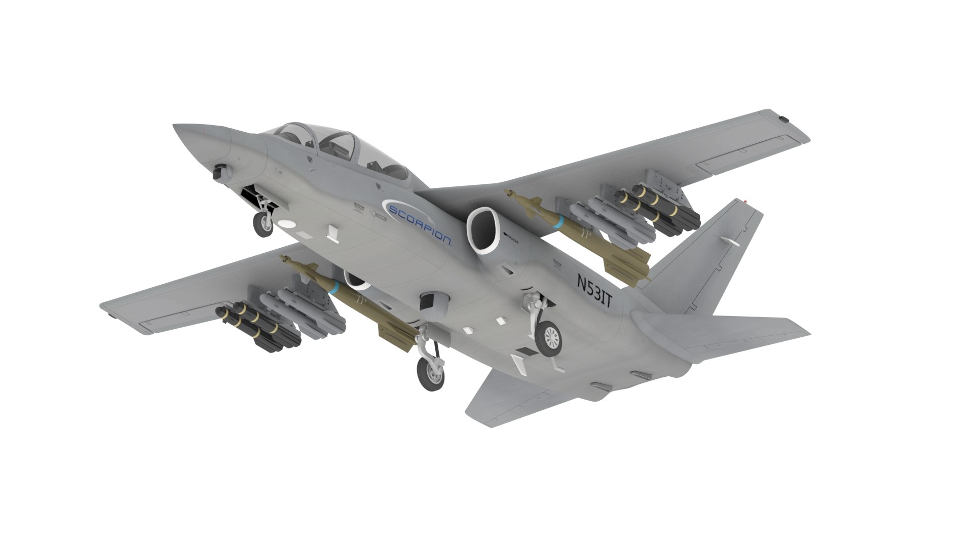3d model textron airland s scorpion