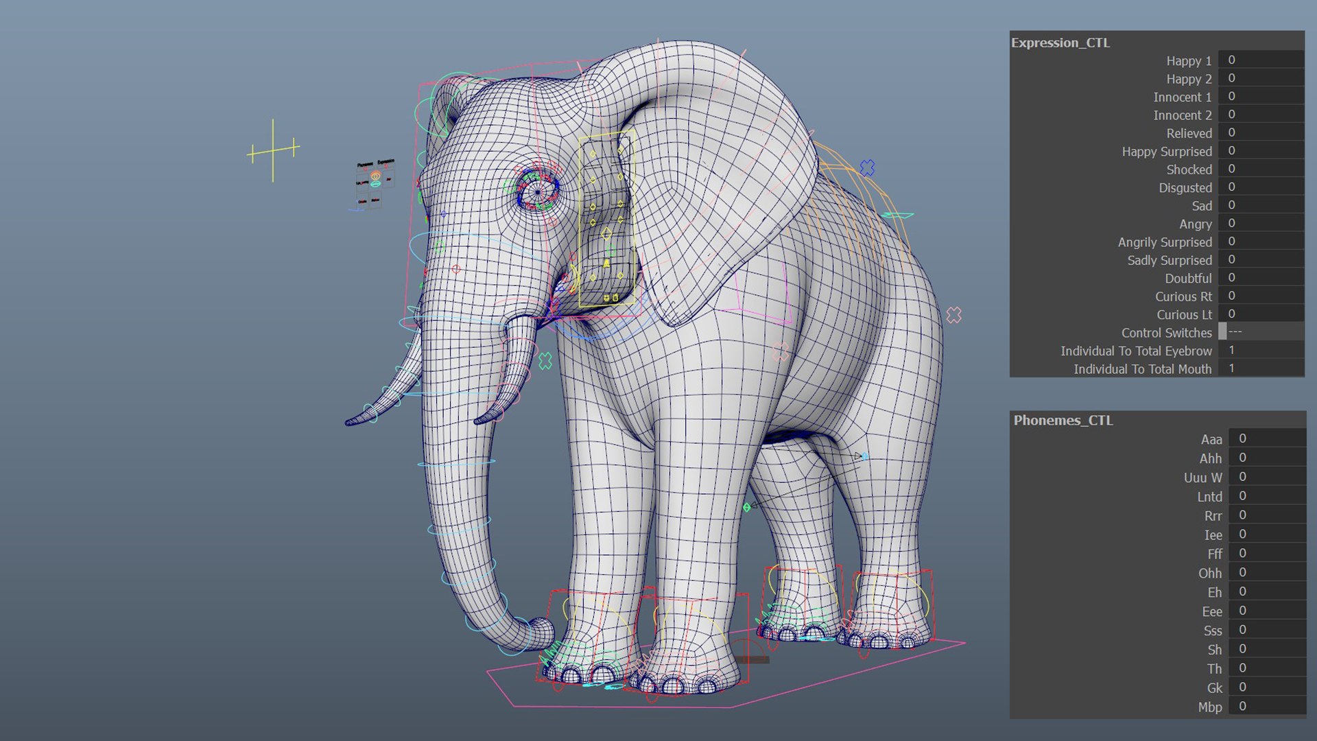 Elephant ANIMATED Model - TurboSquid 1963502