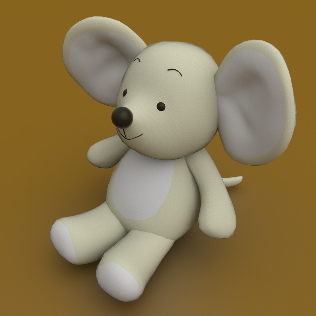 Mouse Plush Toy model - TurboSquid 1740048