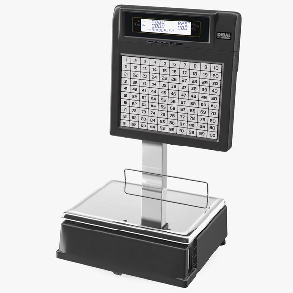 Self-service Scales Tornado with Digital Scoreboard3Dモデル - TurboSquid ...