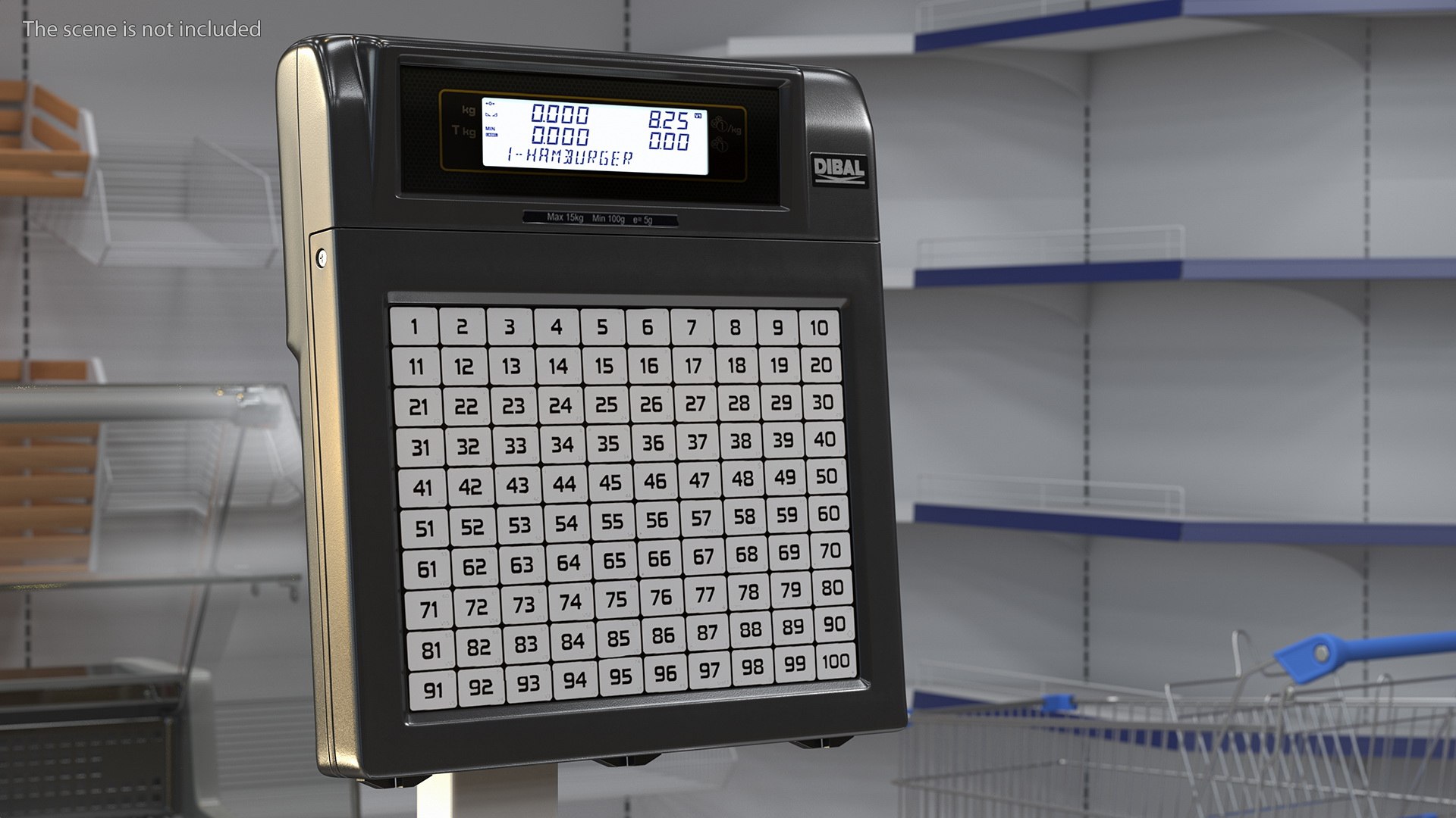 Self-service Scales Tornado With Digital Scoreboard 3D Model ...