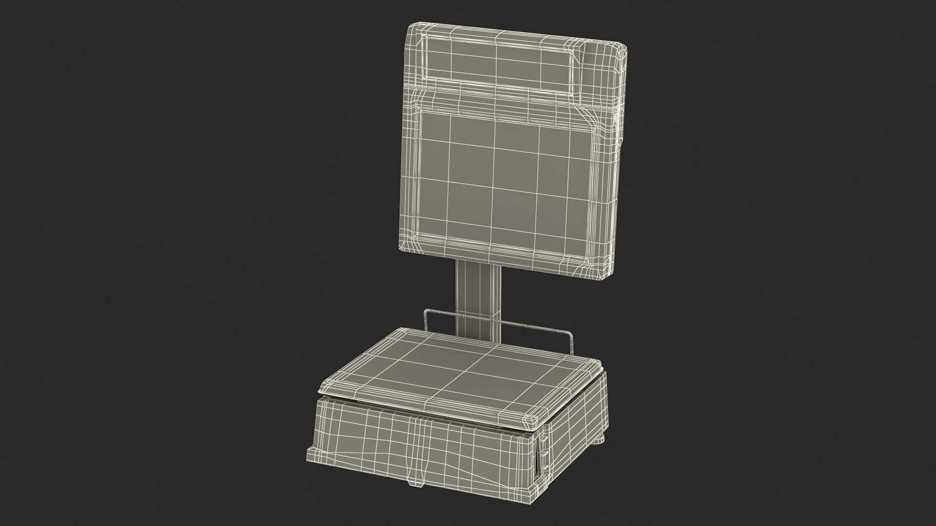 Self-service Scales Tornado With Digital Scoreboard 3D Model - TurboSquid 1896664