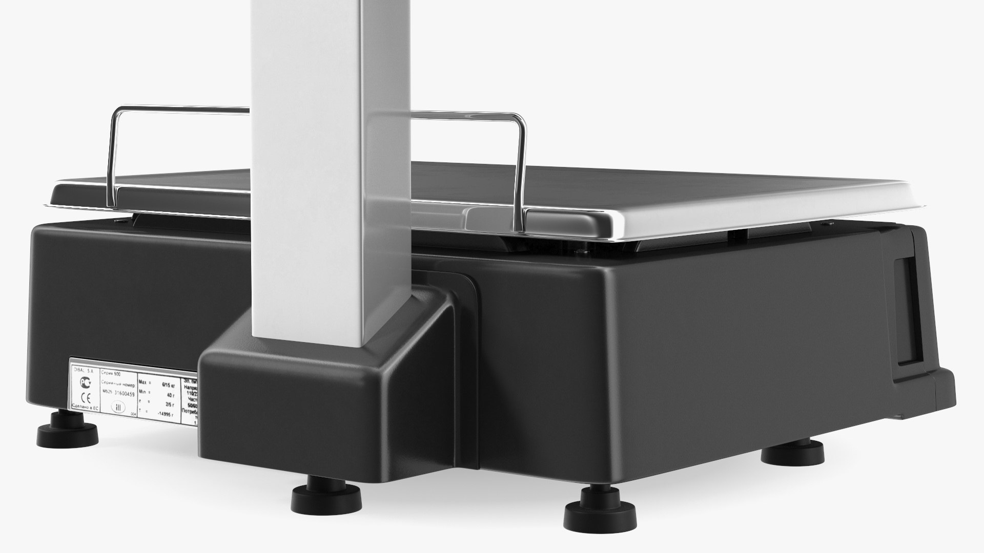 Self-service Scales Tornado With Digital Scoreboard 3D Model ...