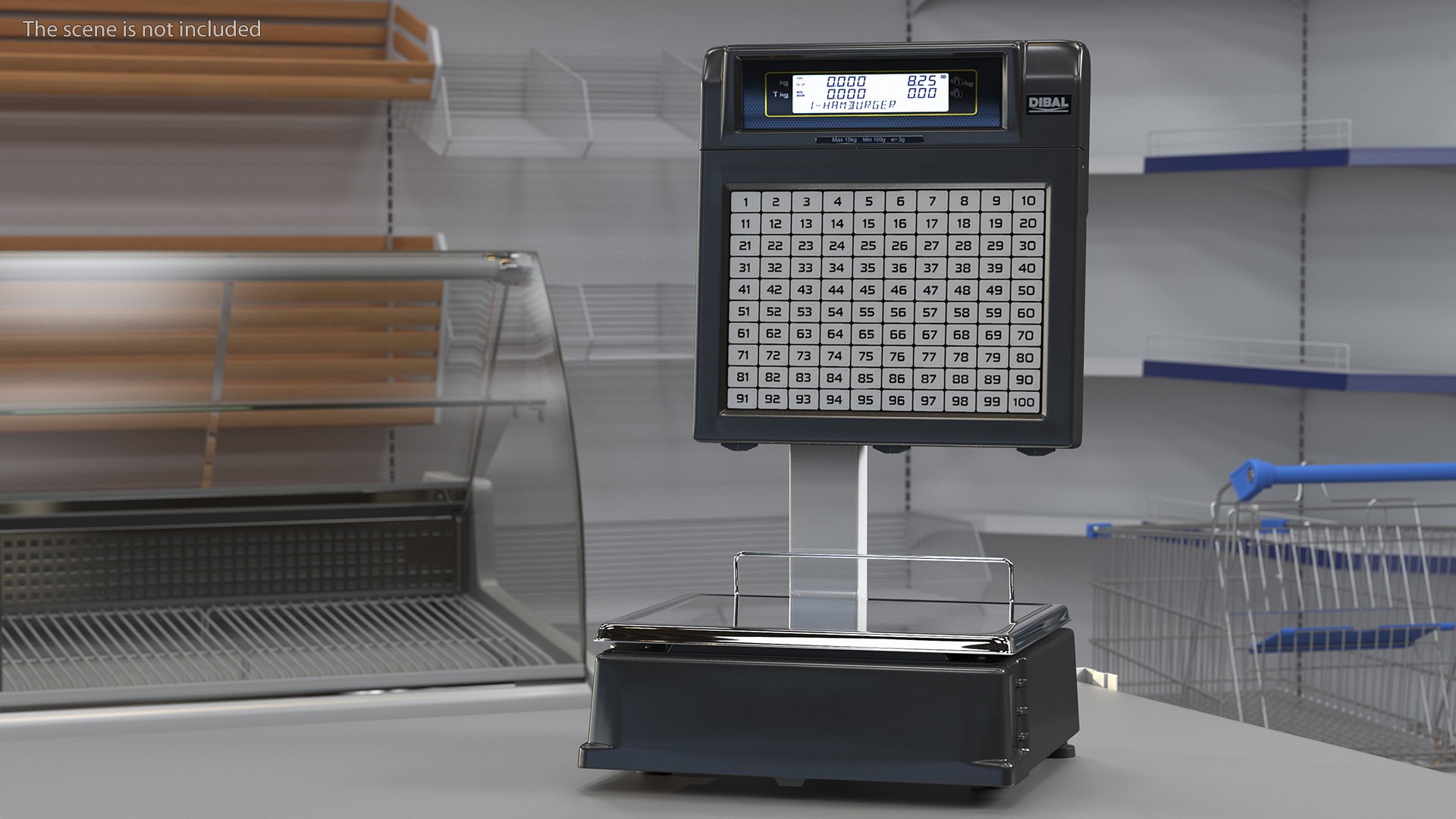 Self-service Scales Tornado With Digital Scoreboard 3D Model ...