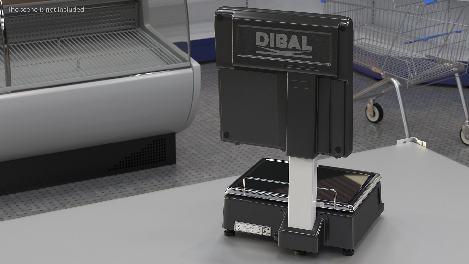 Self-service Scales Tornado With Digital Scoreboard 3D Model ...