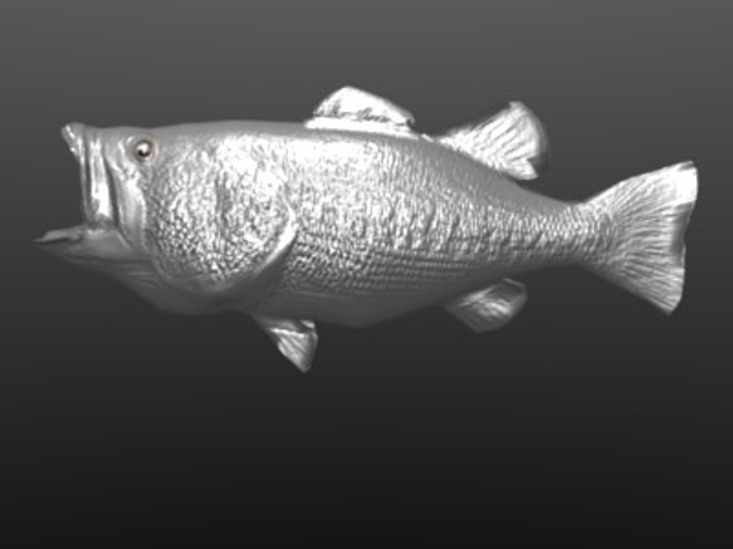 3ds Max Bass Fish