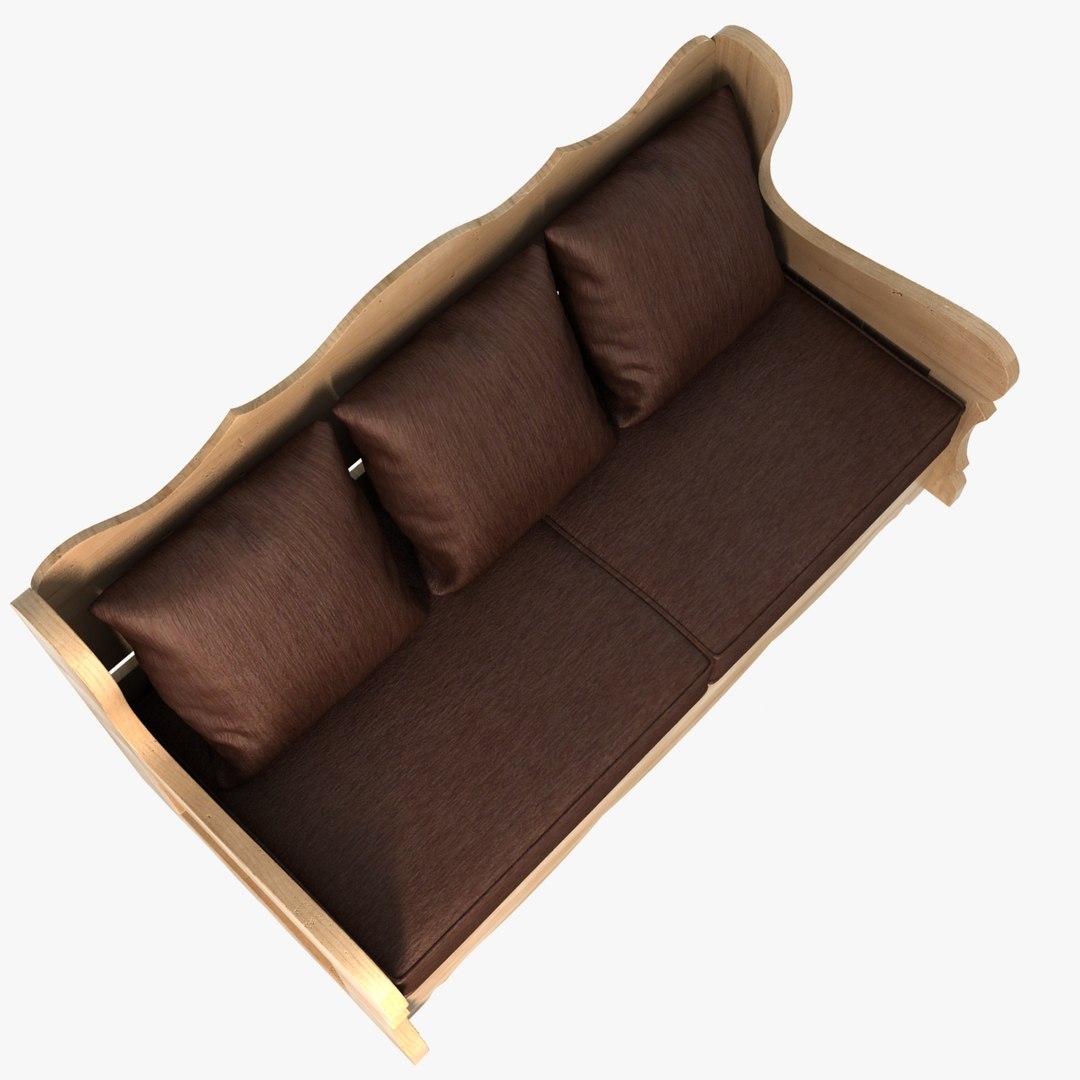 max wood sofa