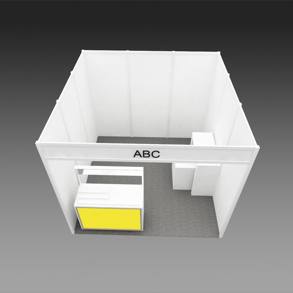 self scheme booth 3d model