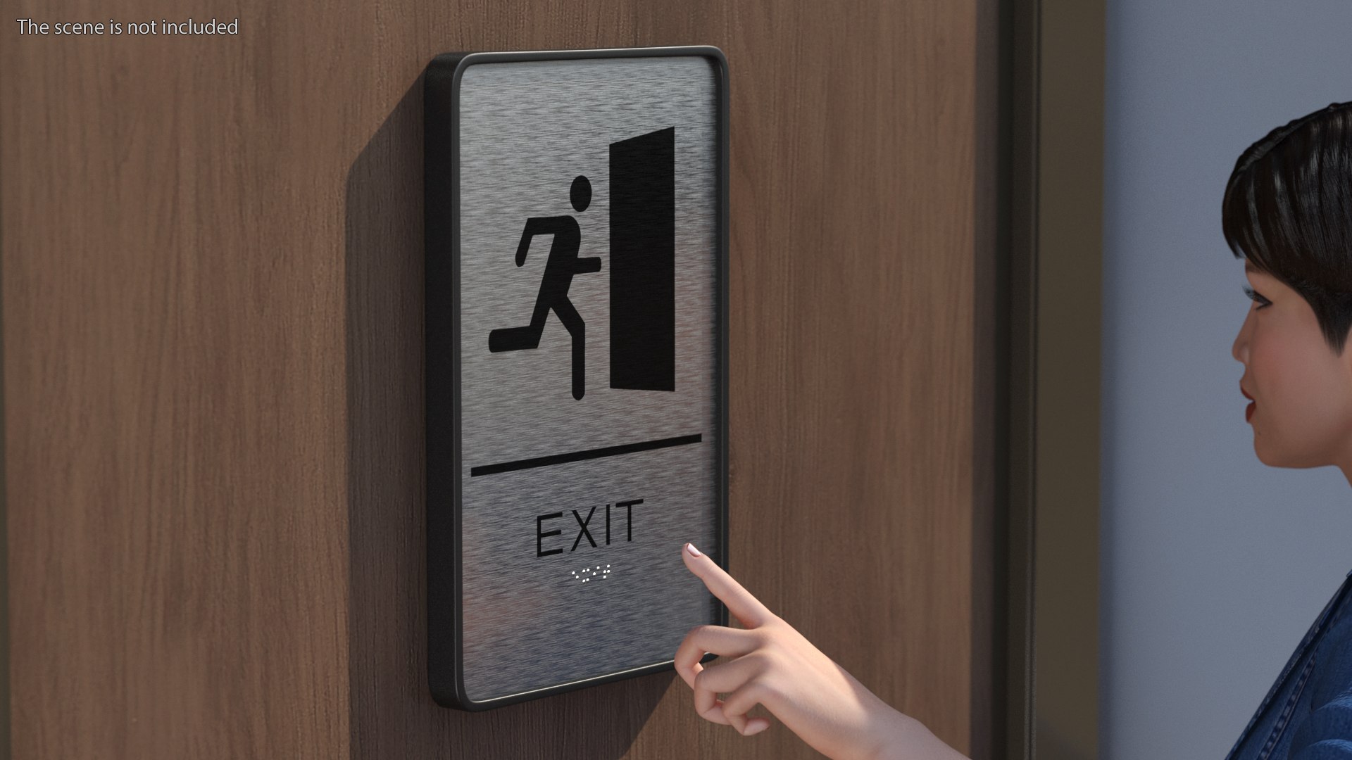 3D Exit Sign - TurboSquid 2037619