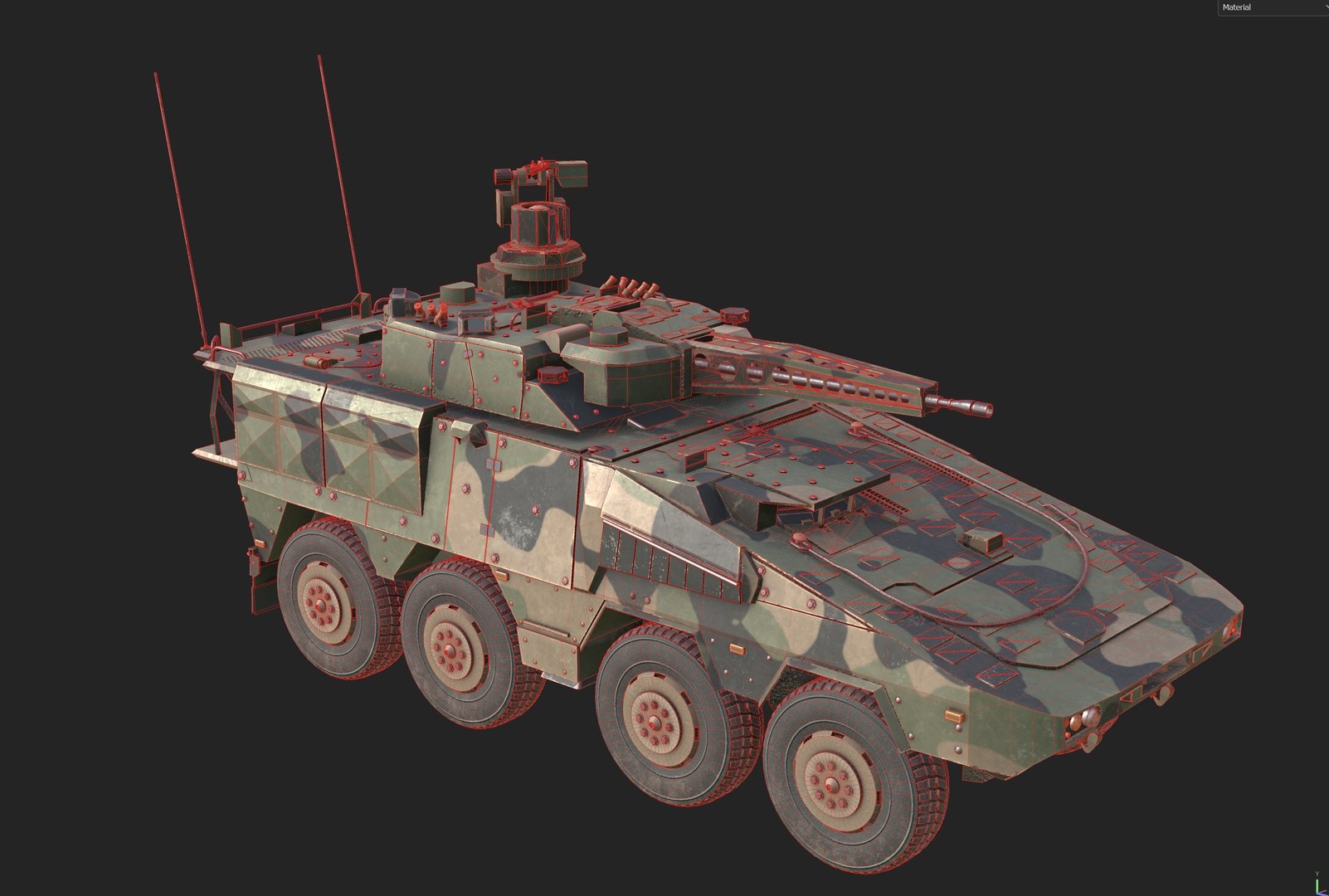 Boxer CRV Armoured Fighting Vehicle 3D Model - TurboSquid 2241176