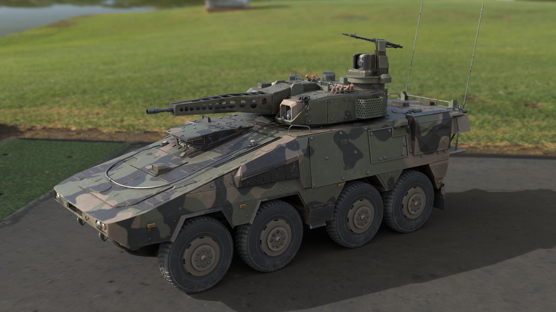 Boxer CRV Armoured Fighting Vehicle 3D Model - TurboSquid 2241176
