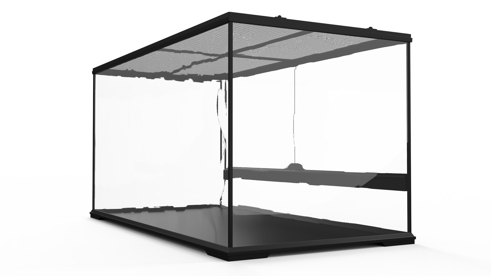 3D Empty Long Terrarium For Exotic Animals Model - TurboSquid 2143289