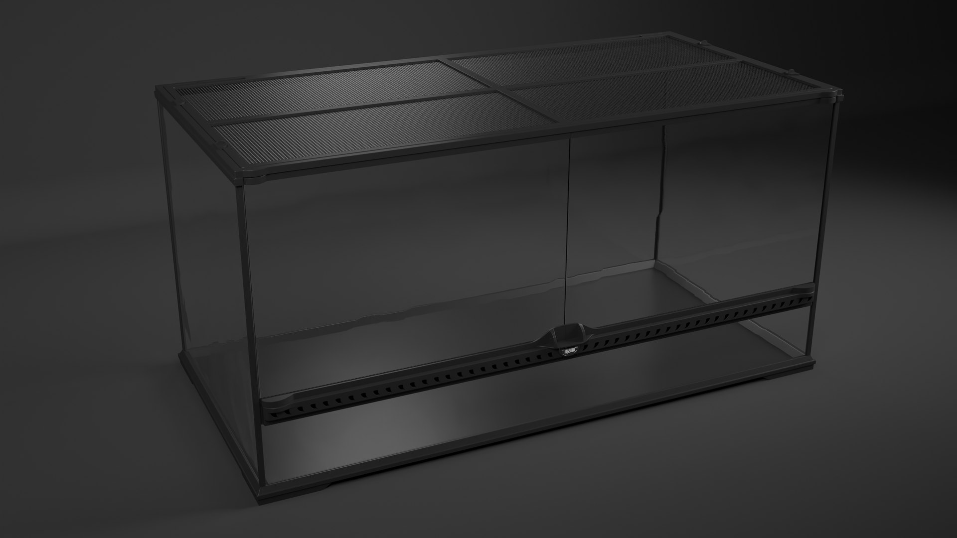 3D Empty Long Terrarium For Exotic Animals Model - TurboSquid 2143289