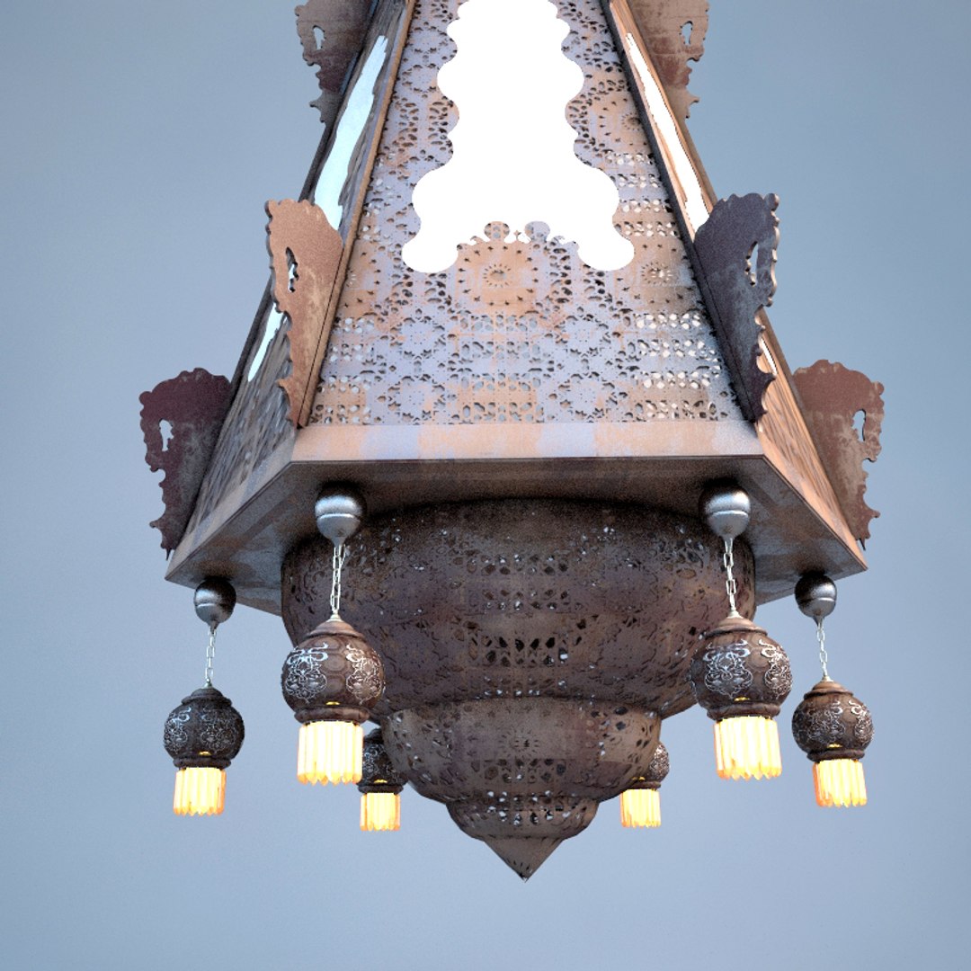 Traditional Lamp 3d Max
