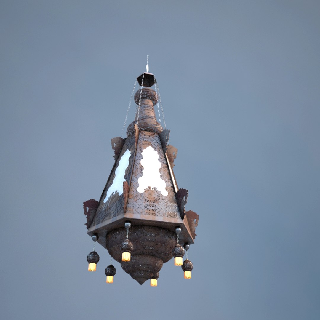 Traditional Lamp 3d Max