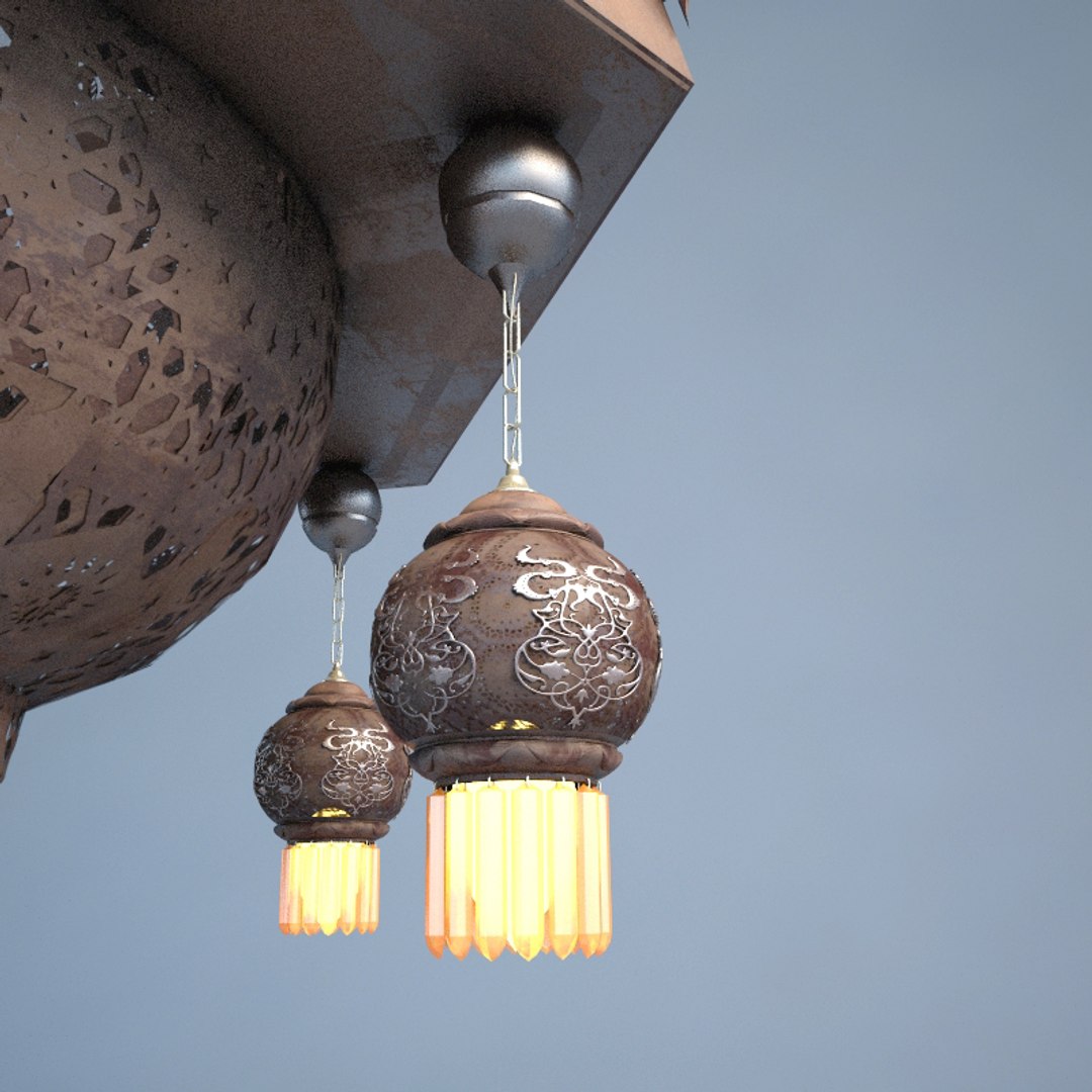 Traditional Lamp 3d Max