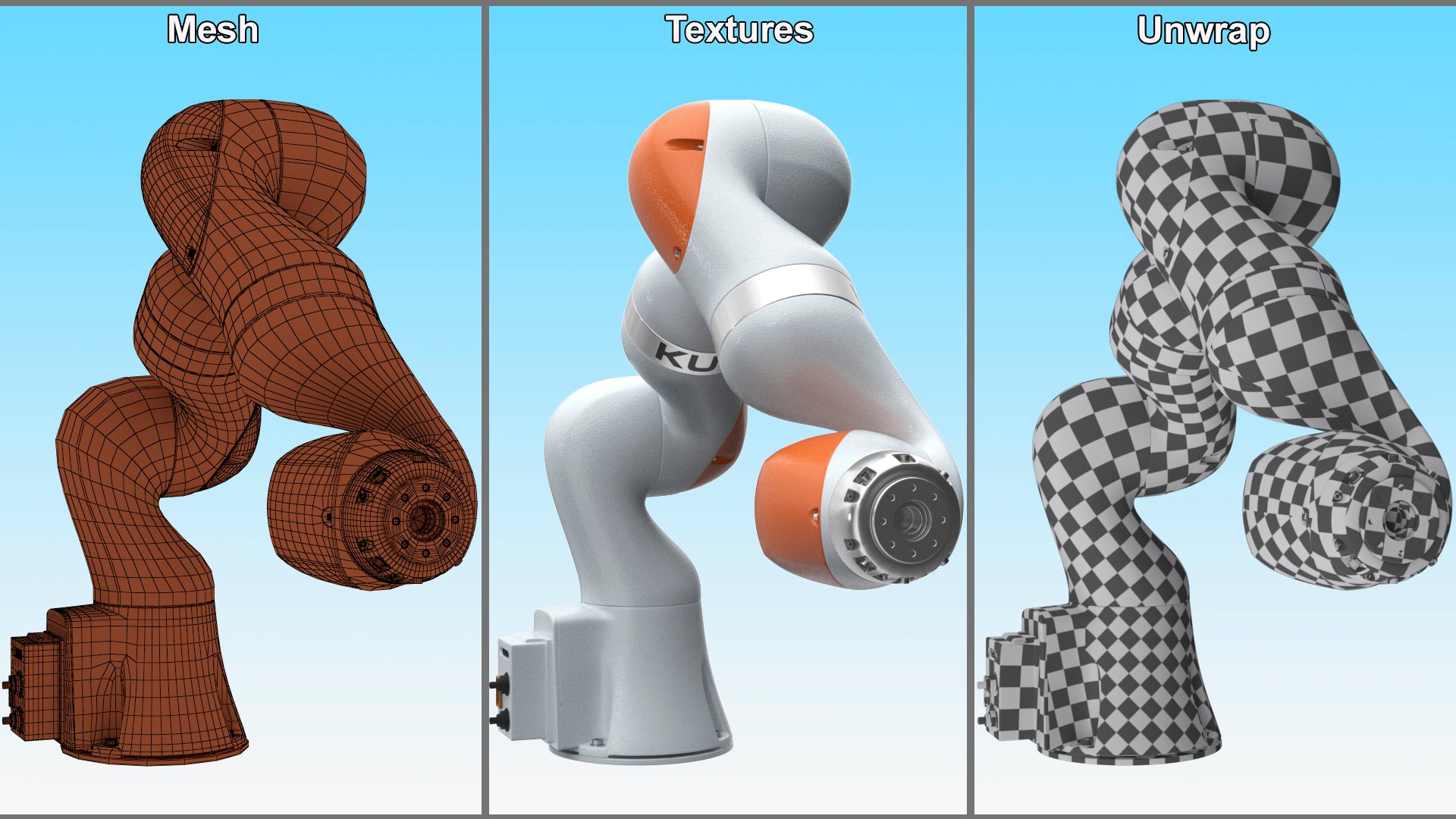 Robot KUKA LBR IIWA 7 R800 3D - TurboSquid 2287630