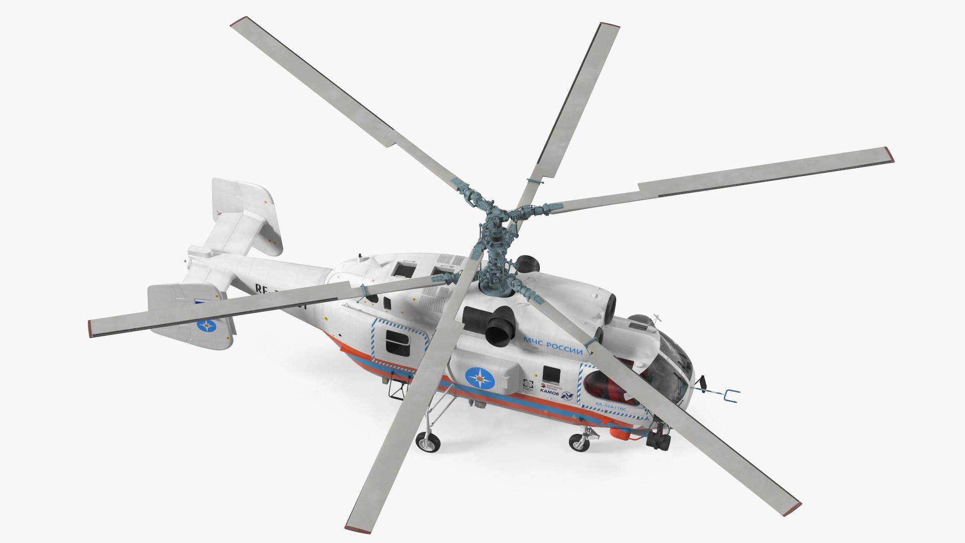 3D Kamov KA32 Russia EMERCOM Helicopter model - TurboSquid 1769916