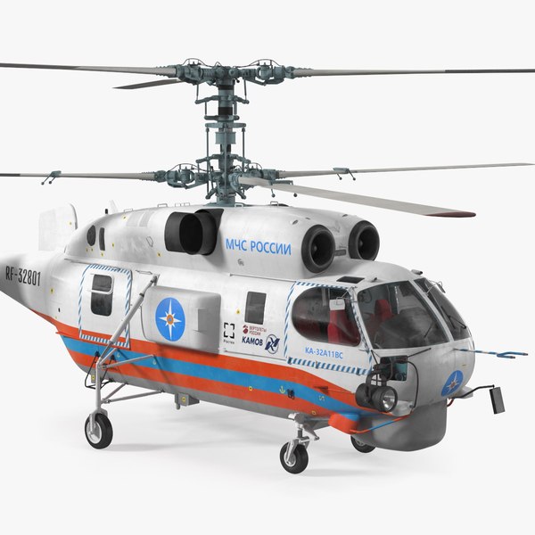 3D Kamov KA32 Russia EMERCOM Helicopter model - TurboSquid 1769916