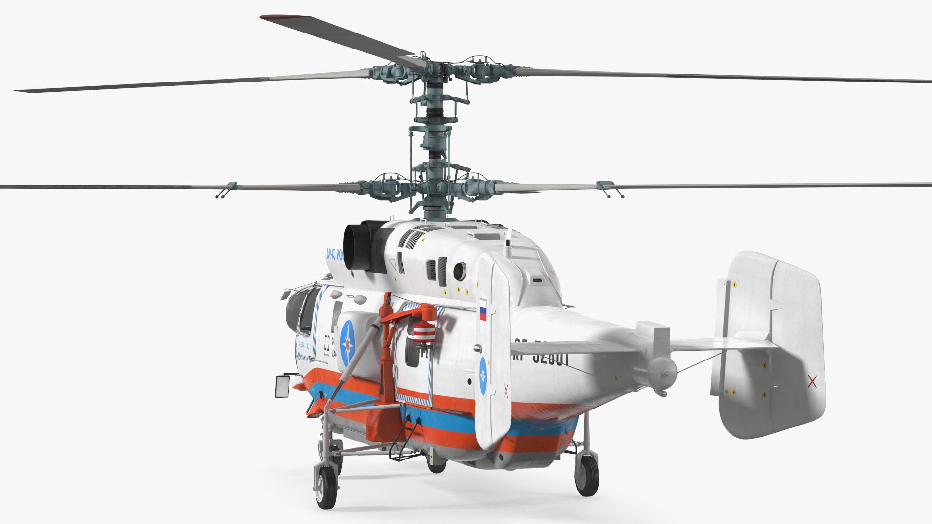 3D Kamov KA32 Russia EMERCOM Helicopter model - TurboSquid 1769916
