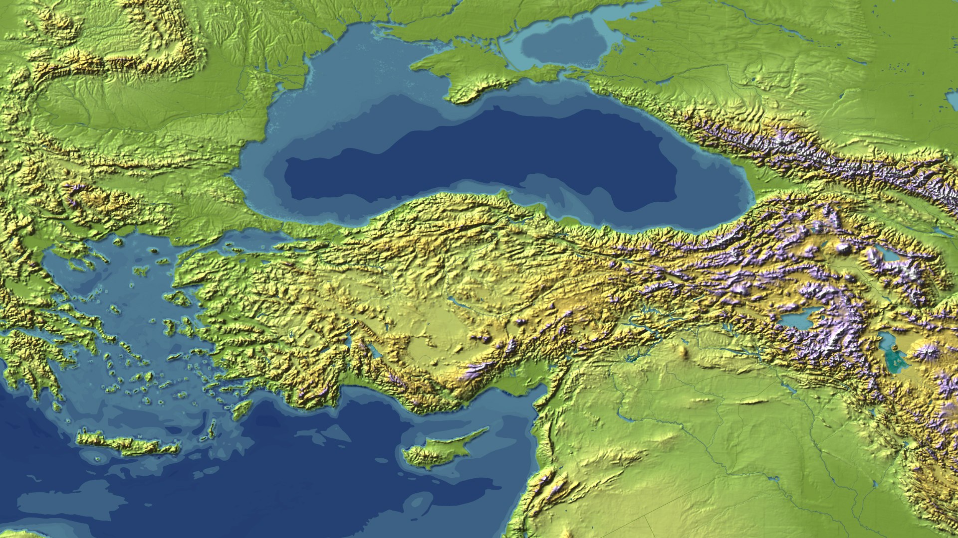 3d Turkey Maps Model