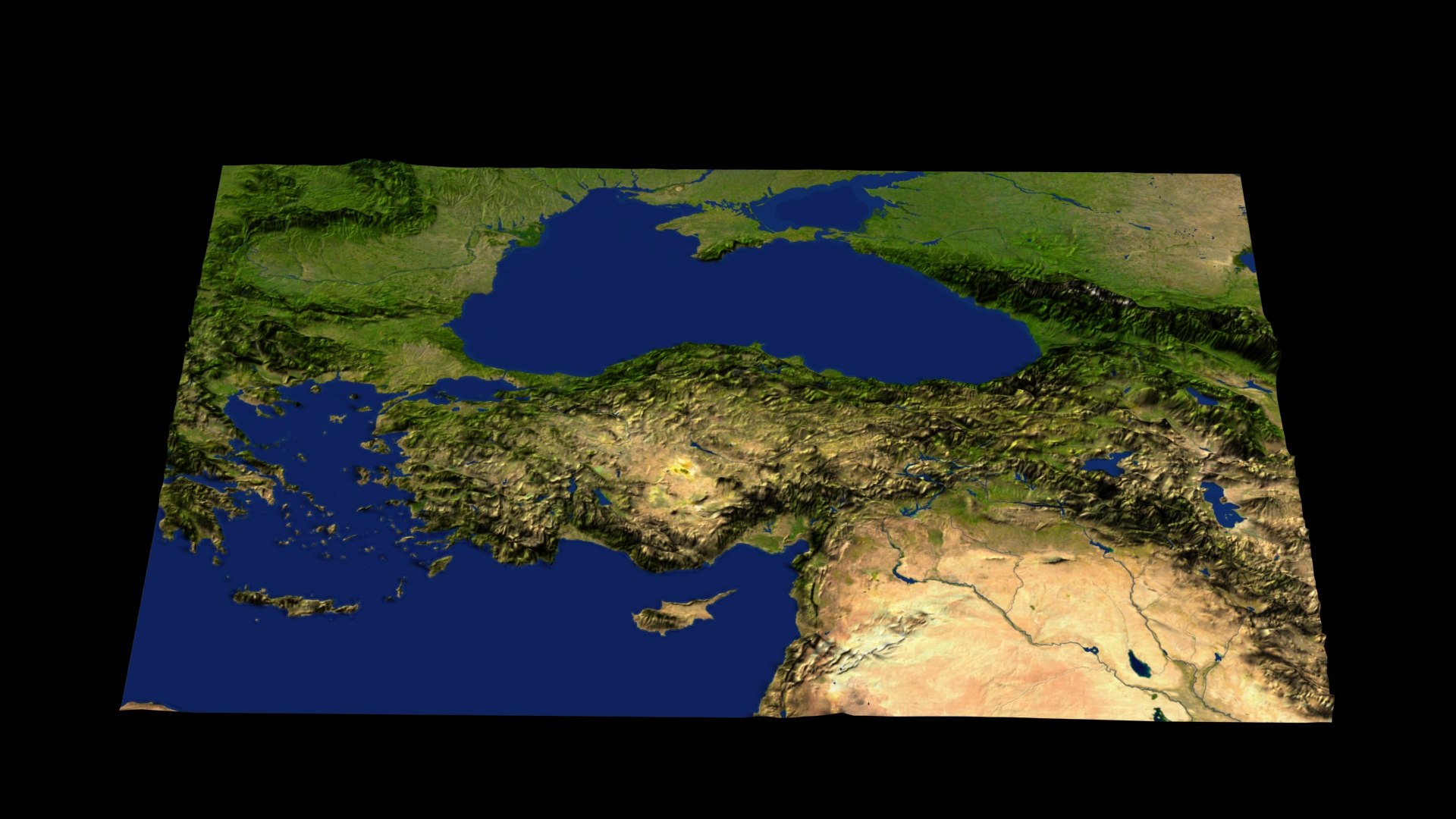 3d Turkey Maps Model