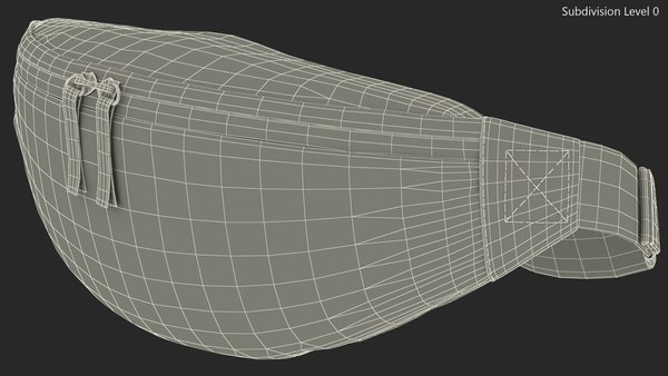 3D model polyester waist bag - TurboSquid 1625861