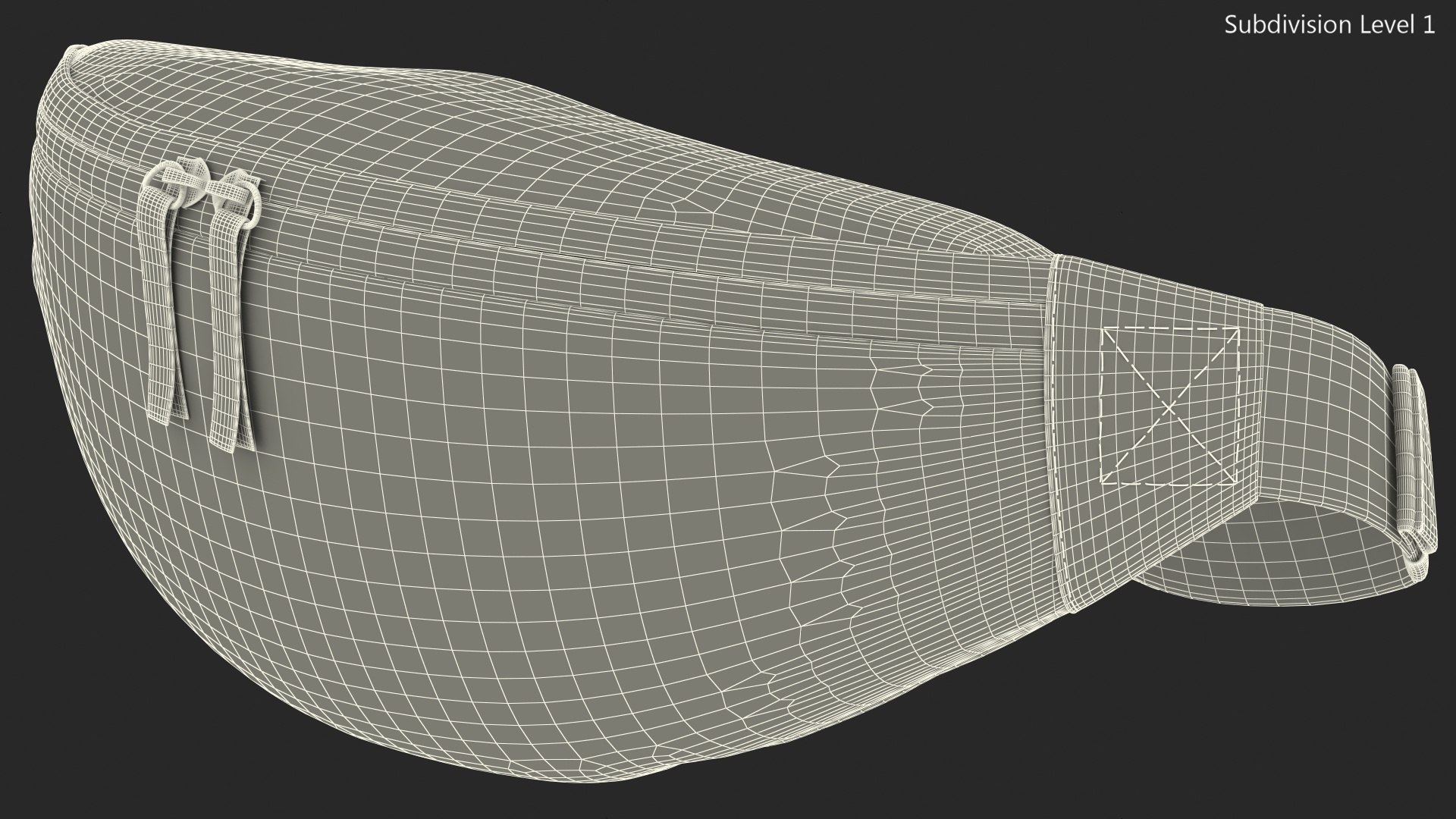 3D model polyester waist bag - TurboSquid 1625861