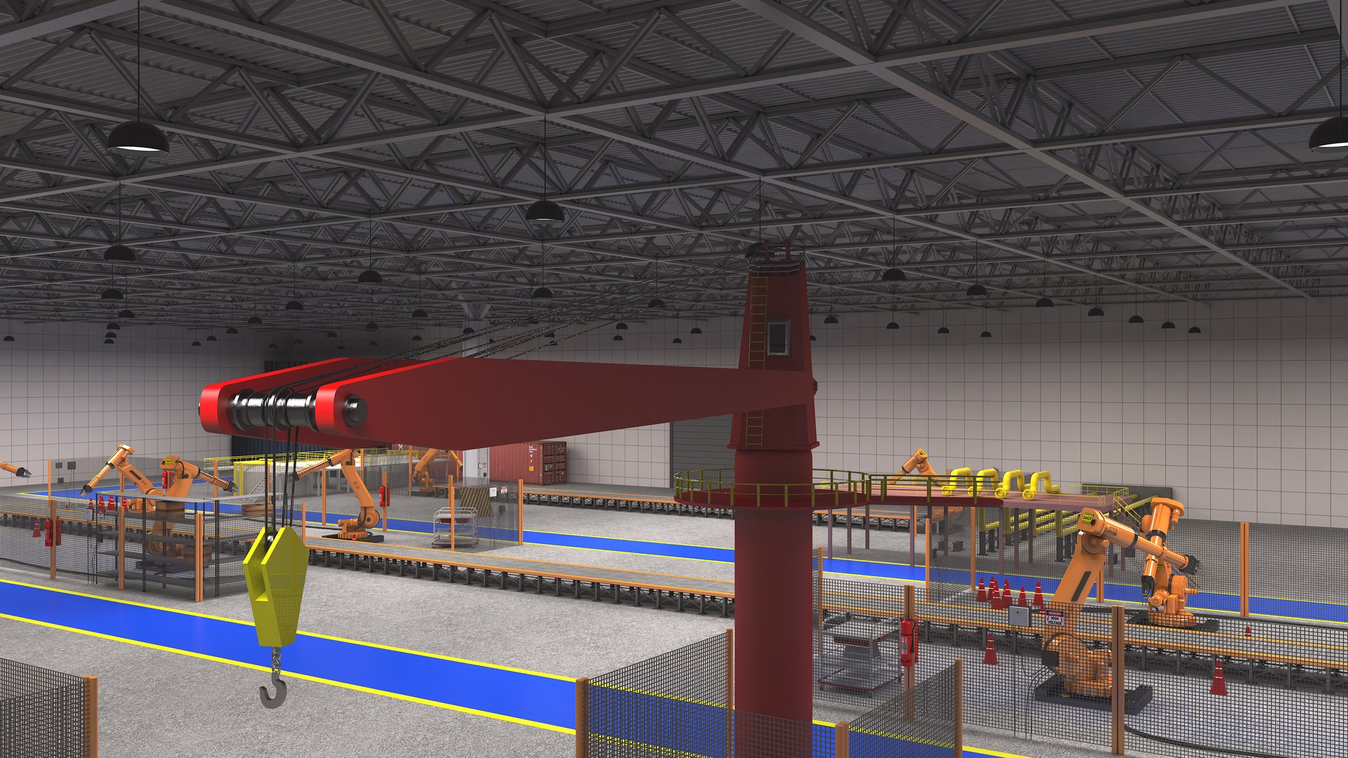 Massive Modular Robot Factory 3D model - TurboSquid 1716412