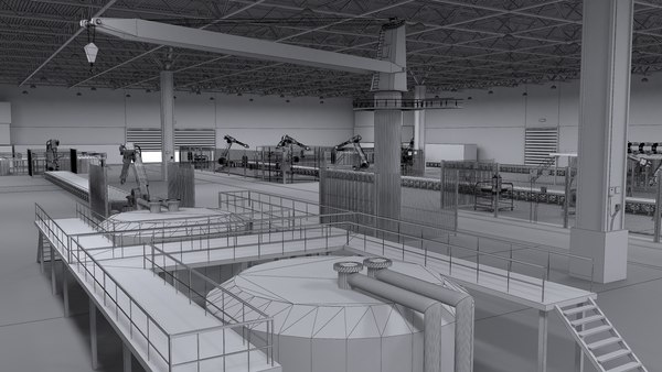 Massive Modular Robot Factory 3D model - TurboSquid 1716412