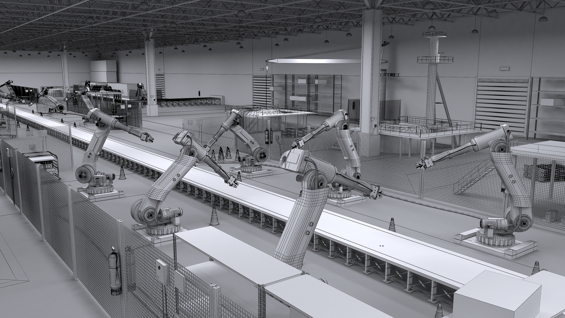 Massive Modular Robot Factory 3D model - TurboSquid 1716412